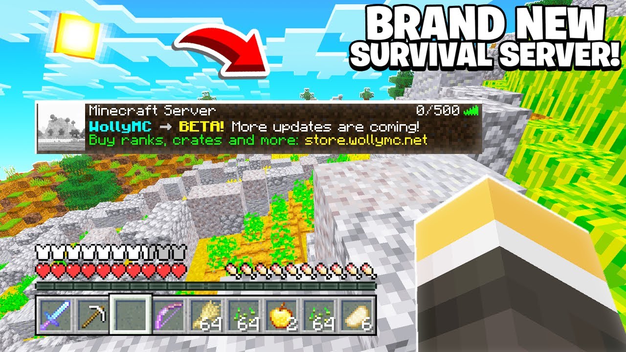 *BRAND NEW* Survival Server in 2022! | Minecraft SMP 1.19 | FREE TO ...