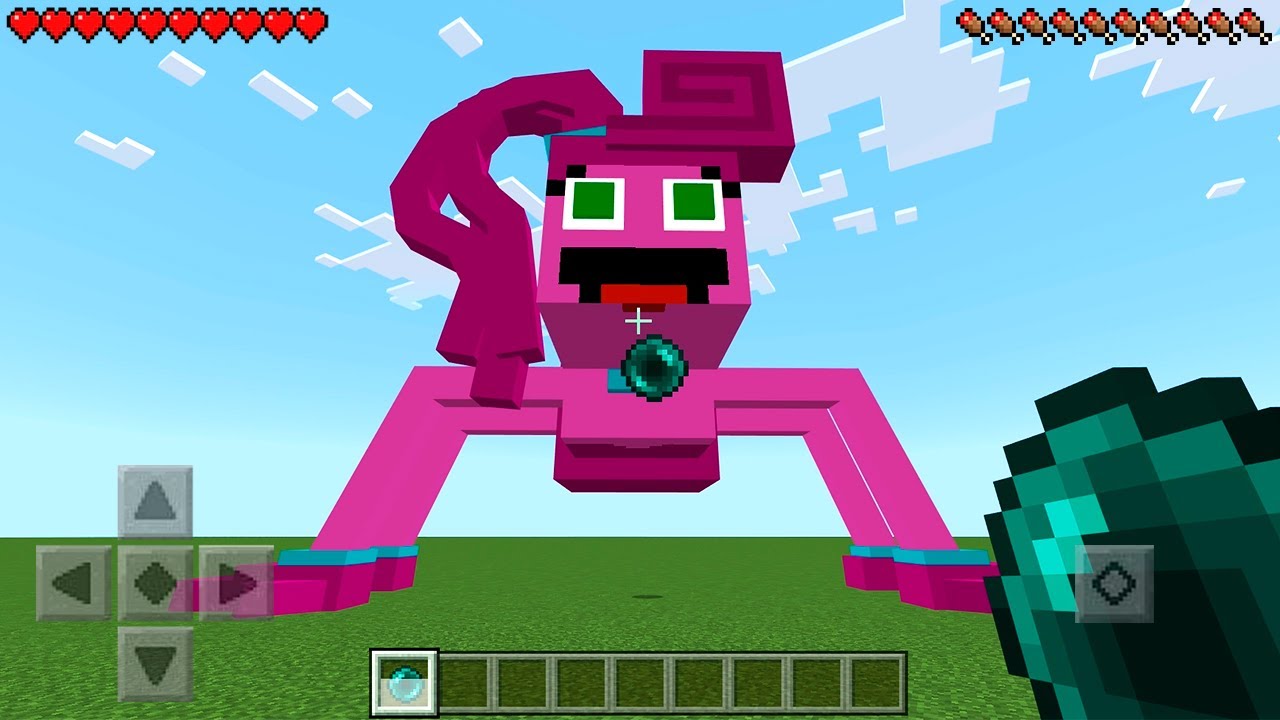 What's Inside the TITAN MOMMY LONG LEGS? Addon in Minecraft PE - YouTube