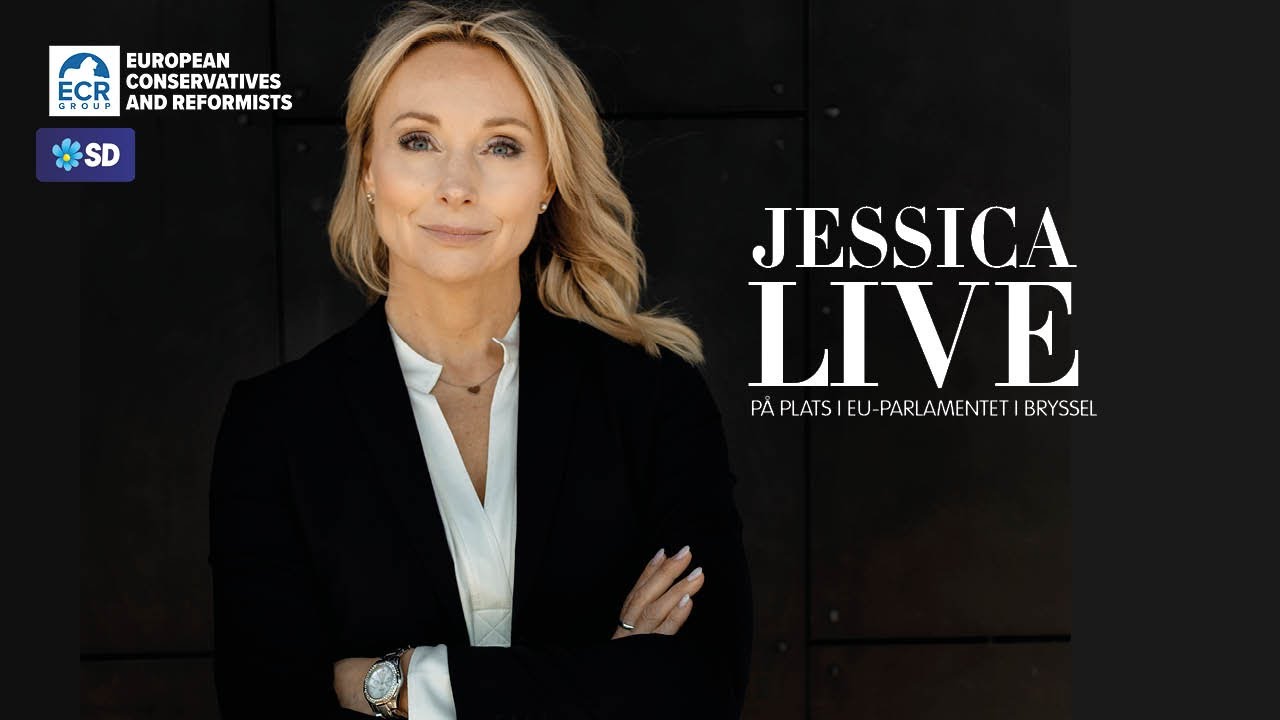 Livesändning Jessica Stegrud om bland annat människohandel och EU:s ...
