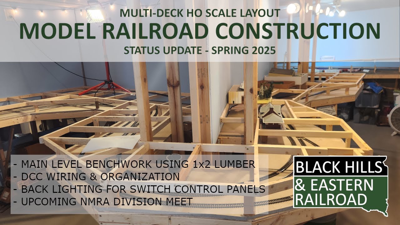 Spring 2025 Layout Construction Update - YouTube