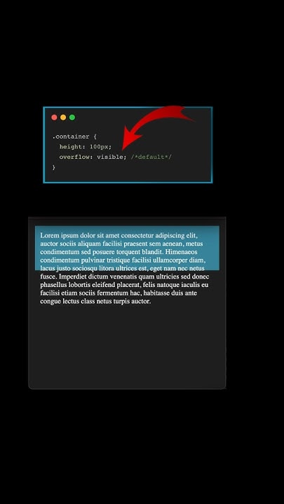 3 most used CSS-Overflow values. Which others do you know? #html #overflow #codingtricks # ...