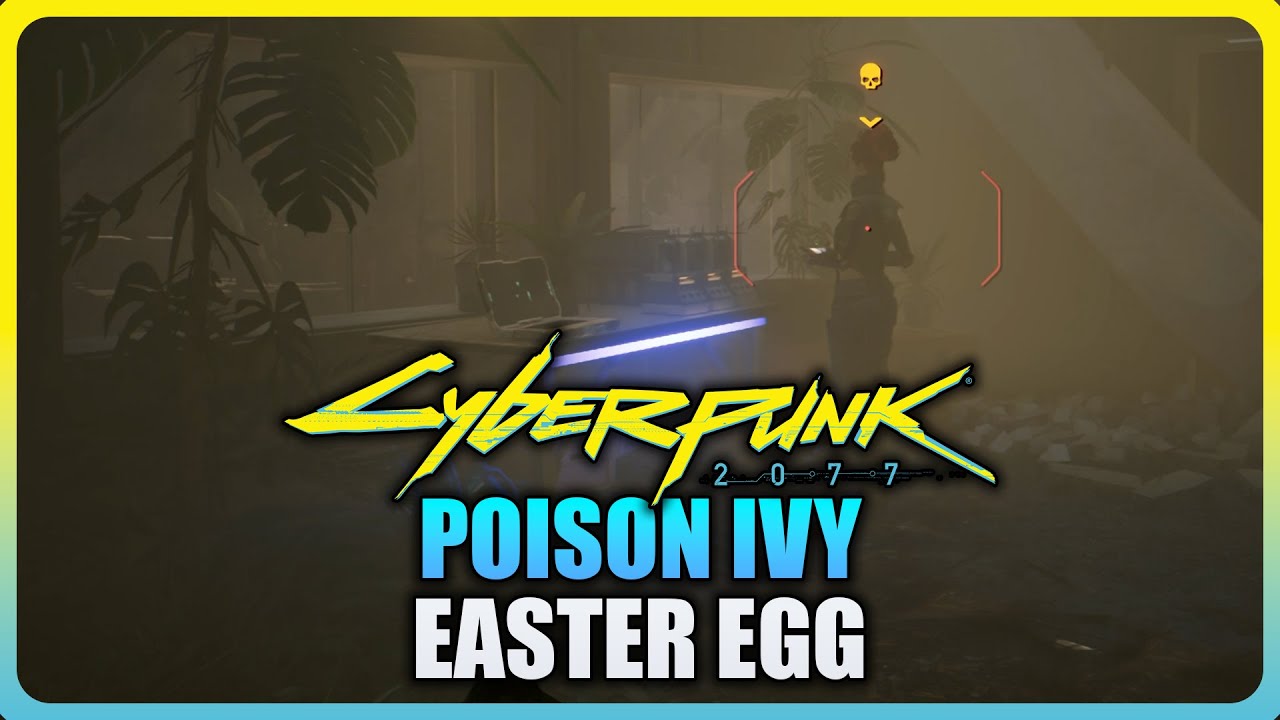 Cyberpunk 2077 Phantom Liberty - Poison Ivy Easter Egg - YouTube