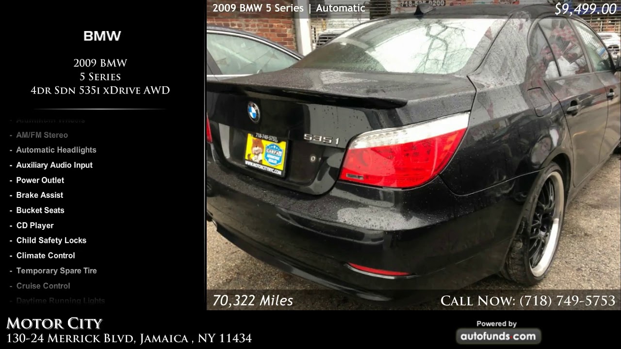 Used 2009 BMW 5 Series | Motor City, Jamaica , NY - SOLD - YouTube