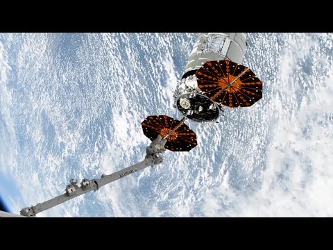 Cygnus NG-15 cargo spacecraft unberthing from the Internationa Space ...