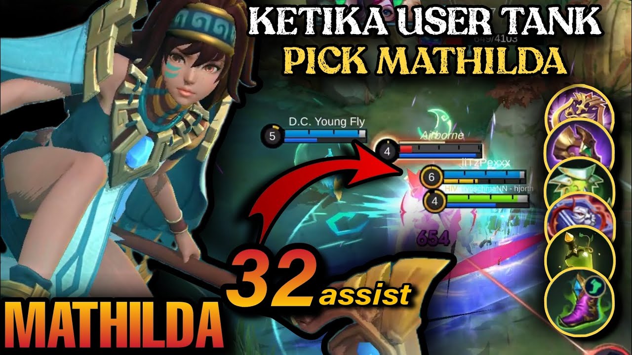Ketika User Tank Pick Mathilda‼️ Gini Gameplay Mathilda Dari User Tank‼ ...