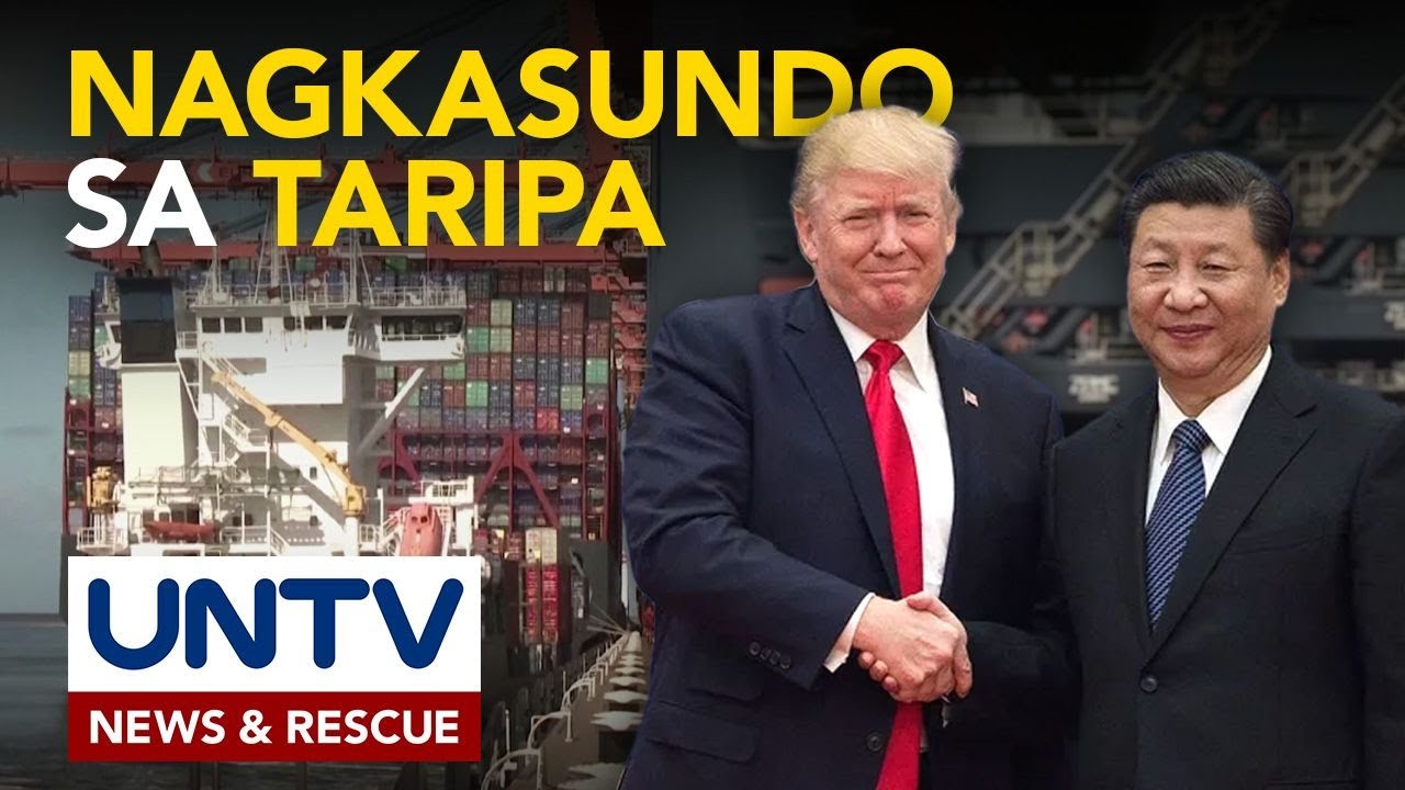 US at China, nagkasundo sa 90 days tariff extension - YouTube
