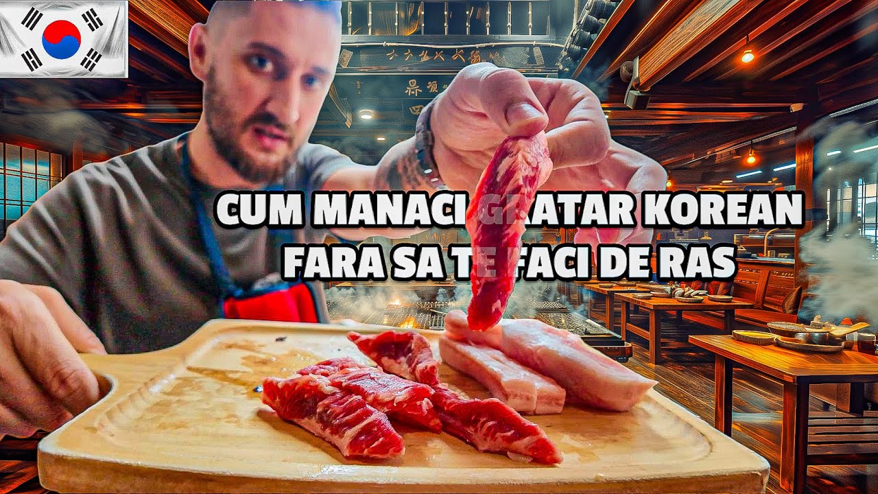 Am încercat faimosul Grătar Korean în Seoul! - YouTube