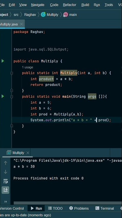 Function for Multiplication of two no. in java programming #javaforbeginners #javaprogramming # ...