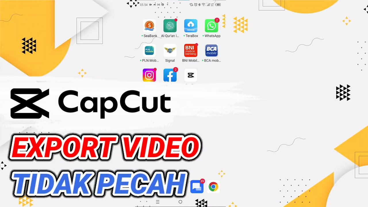 Cara Ekspor Video Capcut Agar Tidak Pecah - YouTube