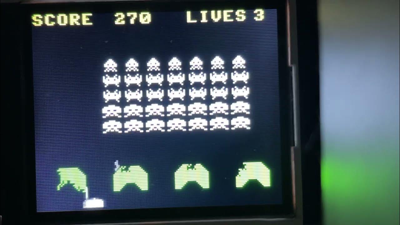 Space Invaders On Pi Pico In Micropython Youtube
