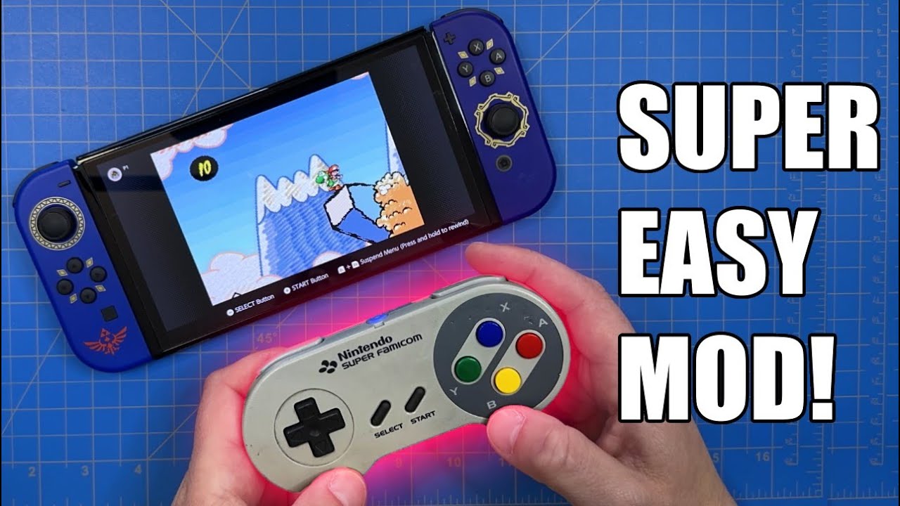 Transform Your Original Super Nintendo Controller with the 8BitDo Mod ...