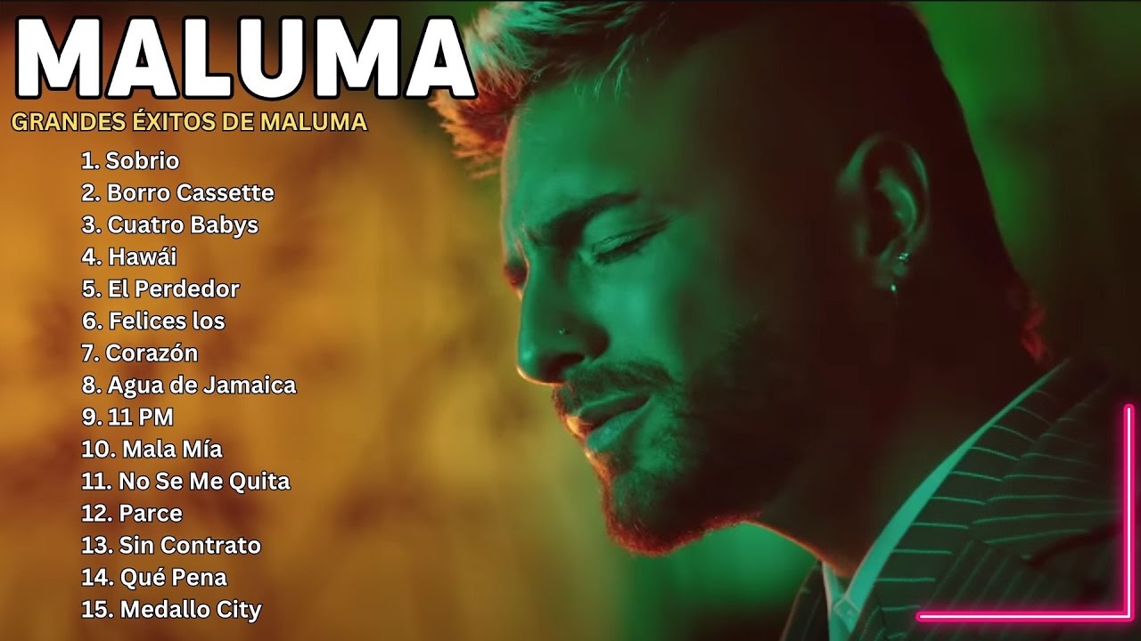 MALUMA SOBRIO | Maluma Mix Exitos 2024 - YouTube
