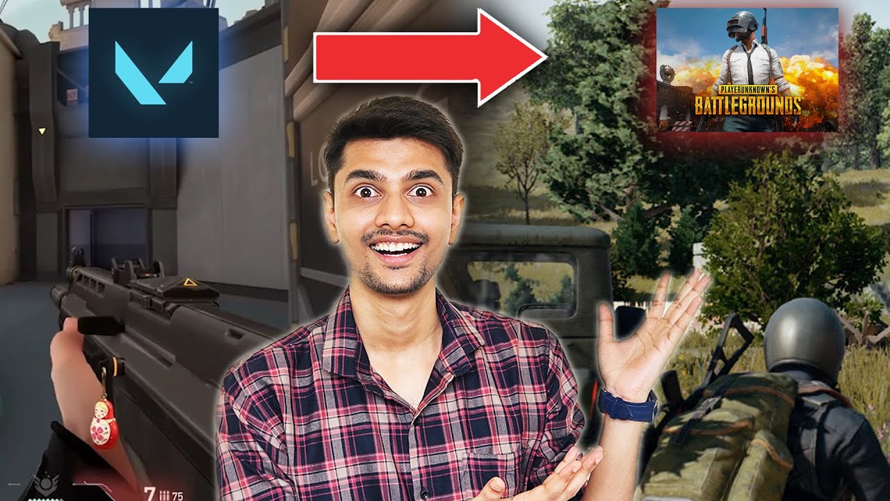 Valorant PRO Tries PUBG🤣🤣#bgmi #pubg #valorant - YouTube