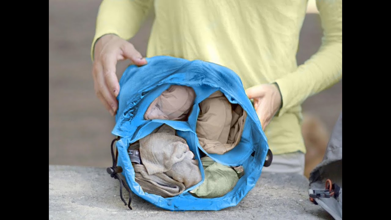 The SegSac is a Packable Napsack with Four Main Compartments