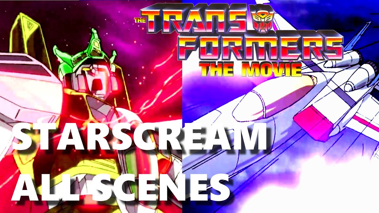 Starscream: Transformers Movie 1986 all scenes - YouTube
