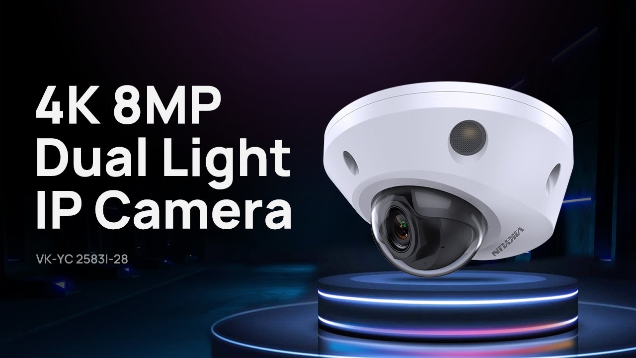 VK-YC2583I-28 Smart Dual Light IP Camera | 8MP Fixed Dome | 4K Full ...