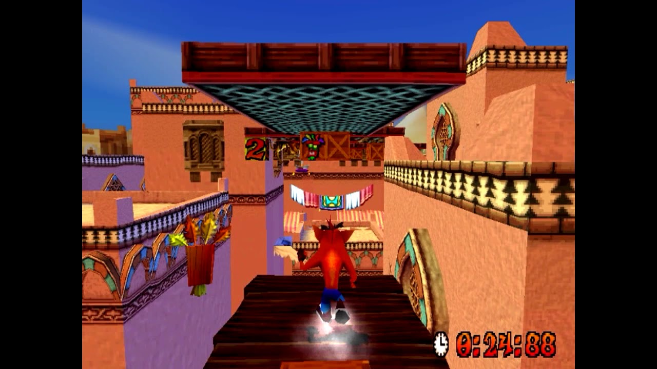 Crash Bandicoot 3 100%: Hang'em High Relic (Sapphire) - YouTube