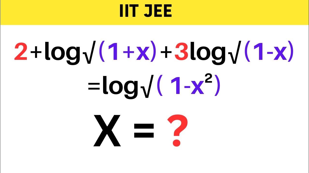 How to Solve this Math Olympiad question on Logarithm Algebra - YouTube