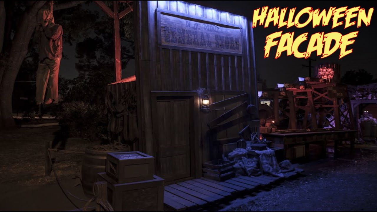 Halloween Facade | Haunted Ghost Town General Store (Pt.4) Rust ...