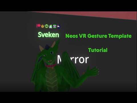 Neos VR Tutorial VRC Style Gesture Template - YouTube