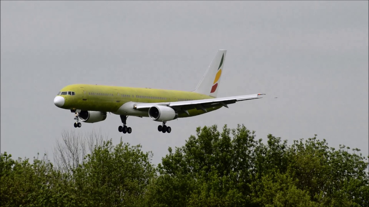 B- 757 ETIOPIAN-AIRLINES . LDE AIRPORT - YouTube