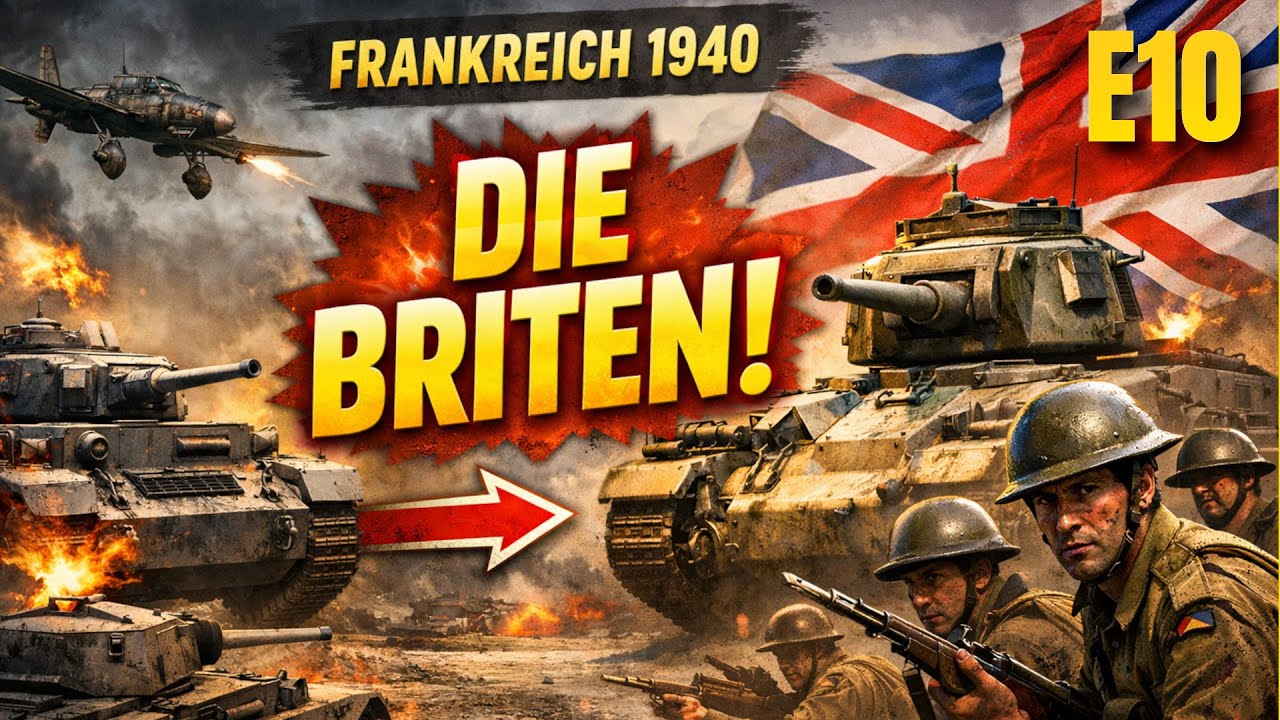 Erstes Aufeinandertreffen mit den Briten – Wird der Vormarsch gestoppt ...