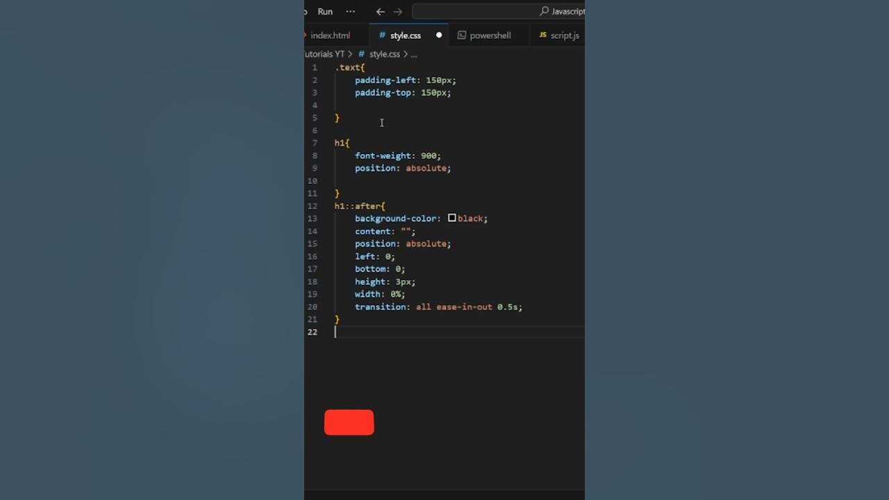 Text Underline Animation Effect In Html And Css Html Css Coding