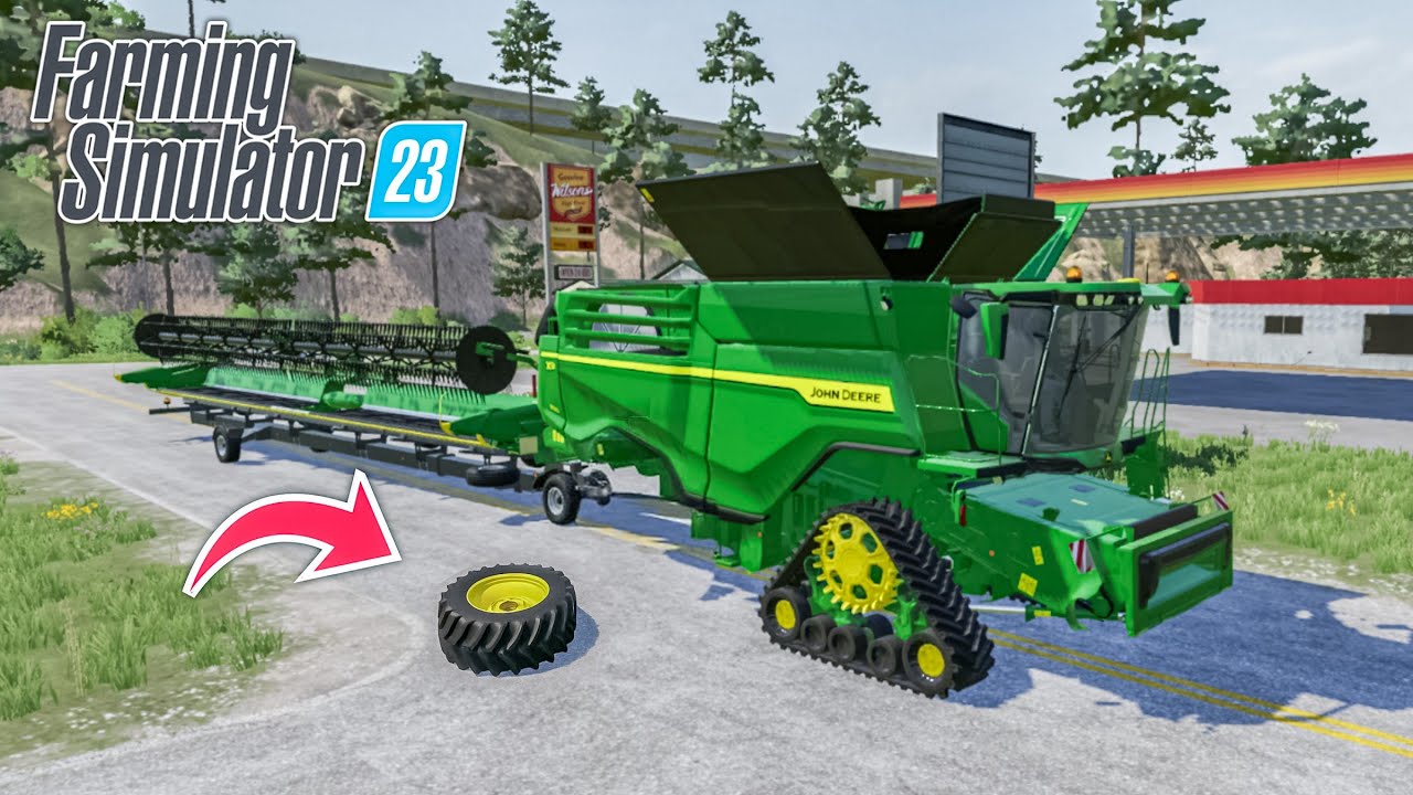 John Deere Harvester Tyer Change In Fs23 ? Farming Simulator 23 ...