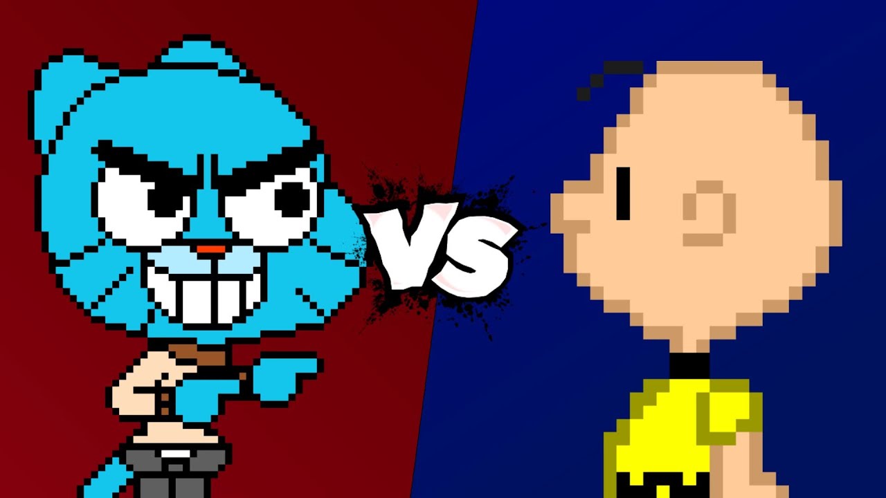 MUGEN Battle - Gumball vs Charlie Brown - YouTube
