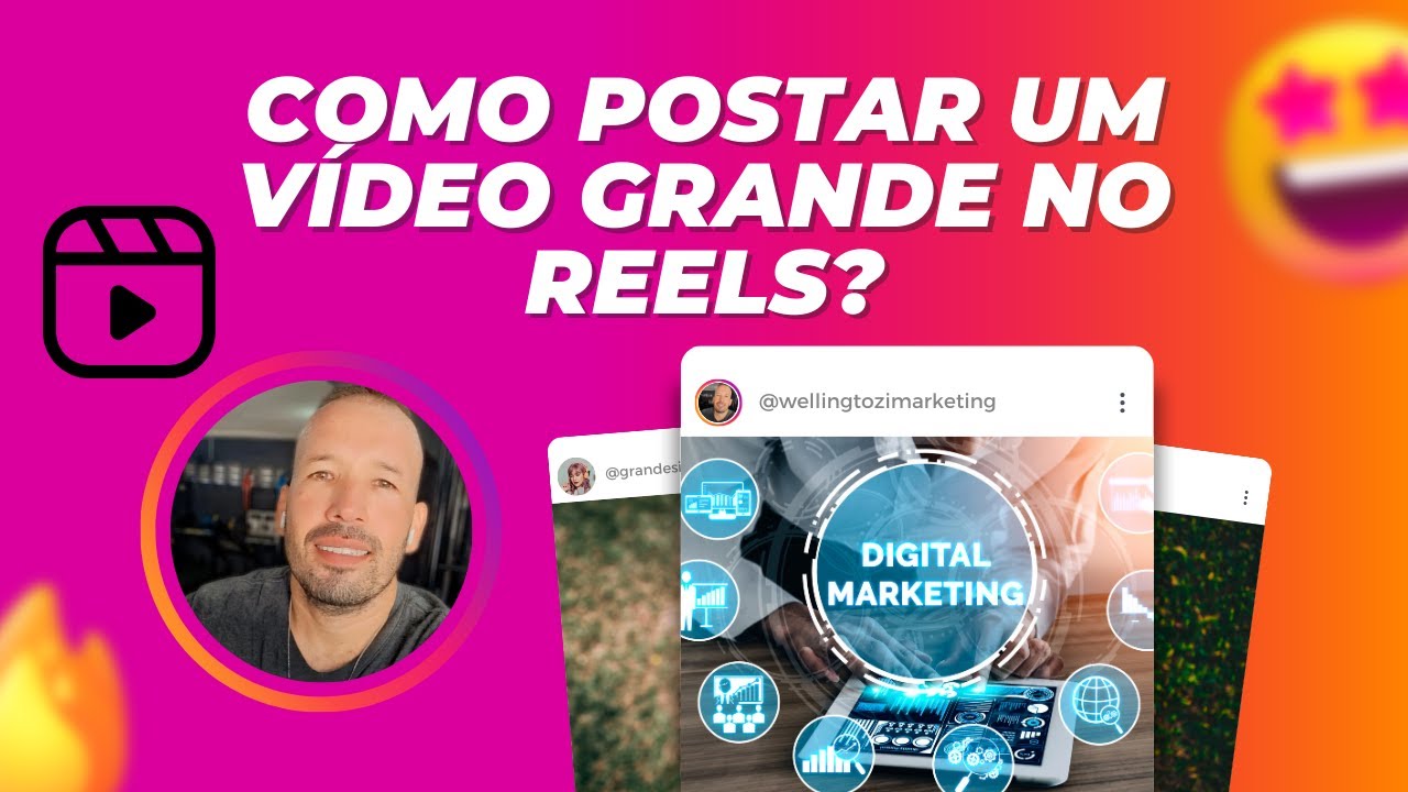 COMO POSTAR UM VIDEO GRANDE NO REELS - YouTube