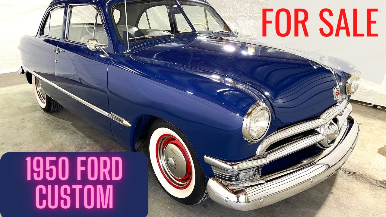 1950 Ford Custom 2DR * For Sale * www.DrukAutoSales.com #usa #ford #classic - YouTube