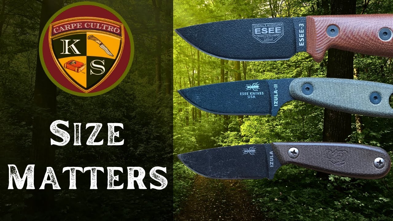 The BEST ESEE Knife Size For YOUR Needs? - YouTube