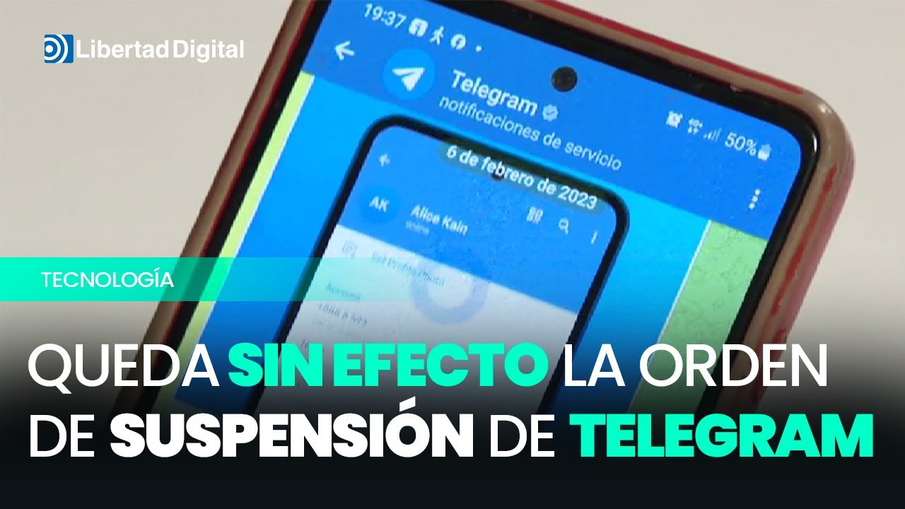 El juez Pedraz deja sin efecto la orden de suspensión de Telegram - YouTube