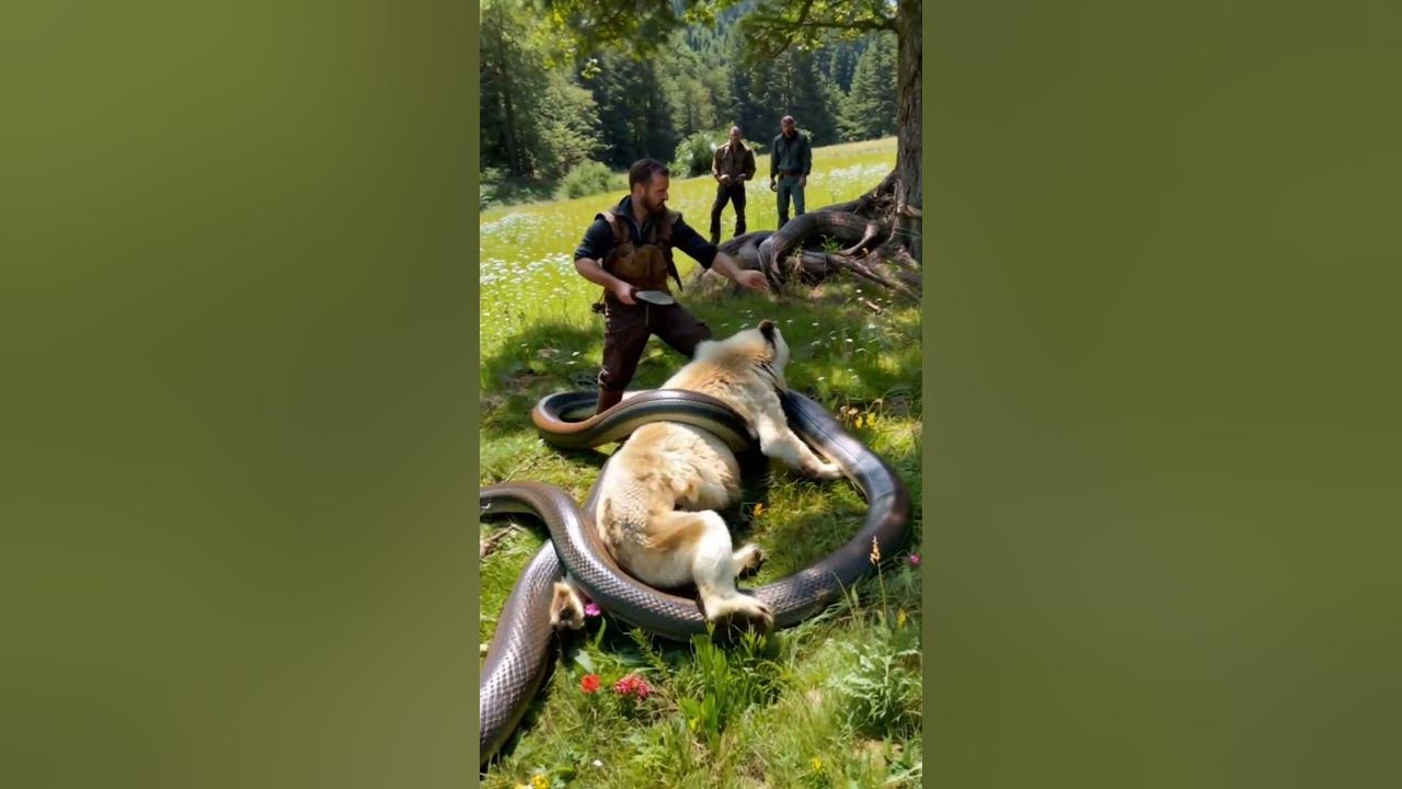 Clash of Titans: Lion vs Giant Python An Epic Battle Caught on Camera# ...