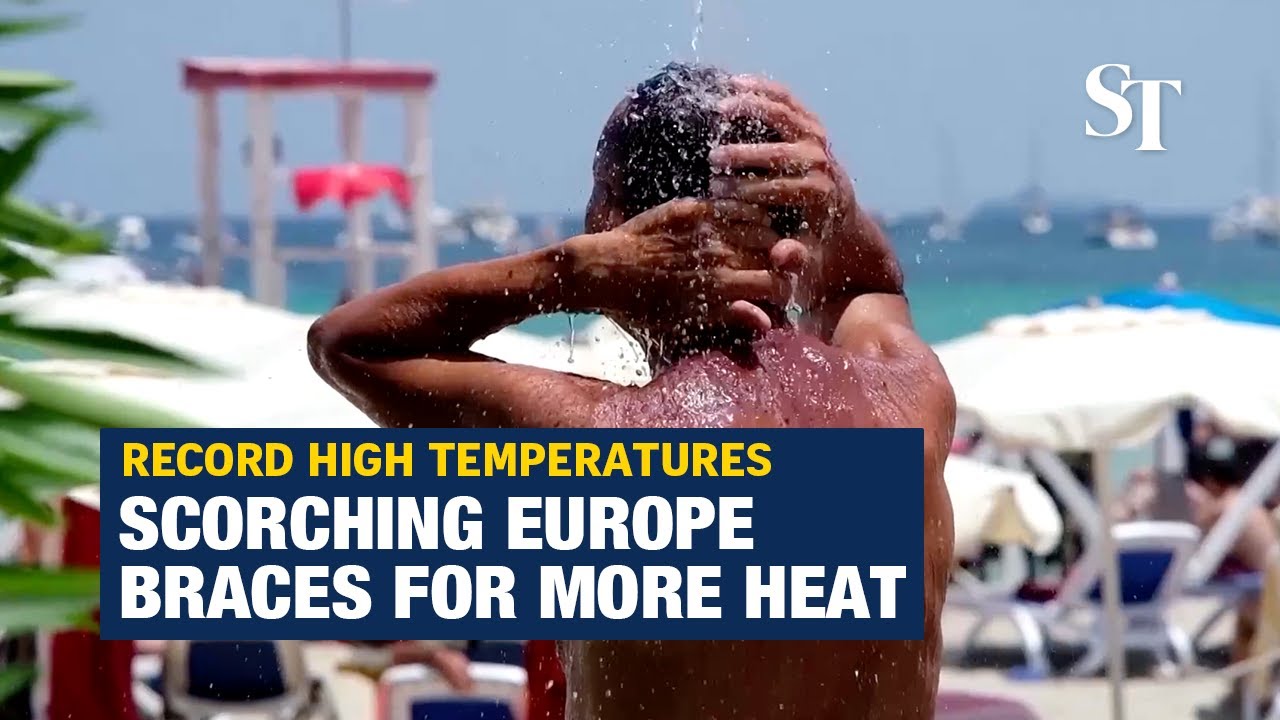 Scorching Europe braces for more heat - YouTube