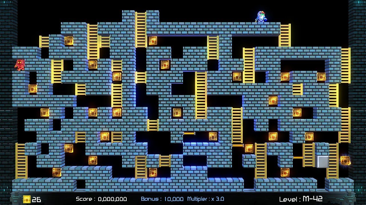 Lode Runner Legacy World Level(switch):M-42 - YouTube