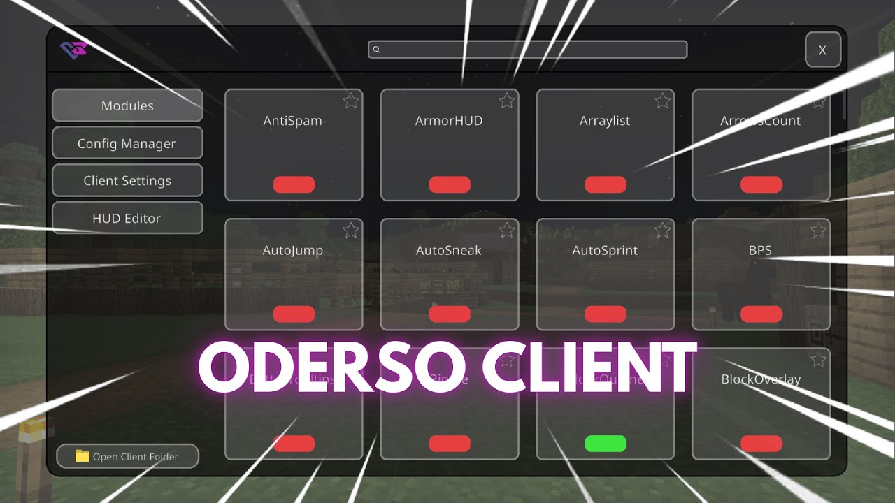 Review Oderso Client For MCBE - YouTube
