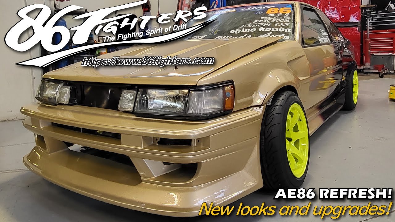 86Fighters - AE86 New Looks and Upgrades! - YouTube