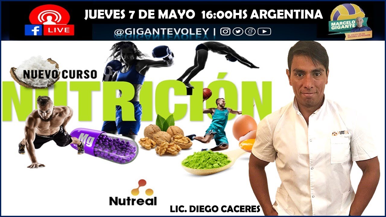 DIEGO CACERES NUTRICION EN SU MAXIMA EXPRESION CON GIGANTEVOLEY EN PANTALLA GIGANTE. MIRALO TODO ...