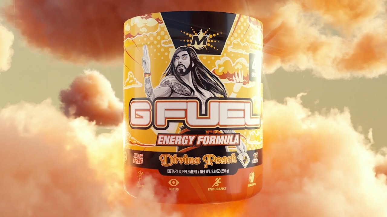 MOIST CR1TIKAL Divine Peach GFUEL Flavor! - YouTube
