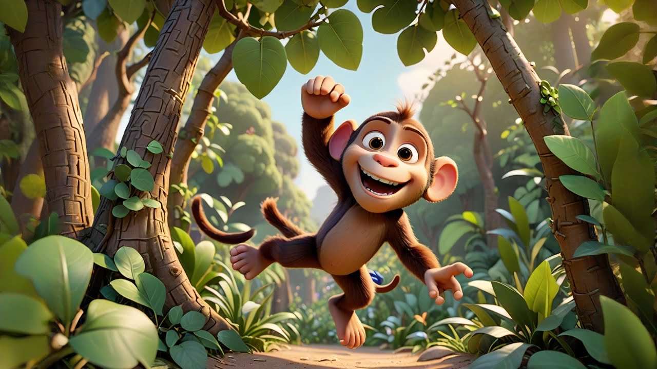 Monkey Flip Flop — Swing Swing Song! | Fun Monkey Nursery Rhyme for ...