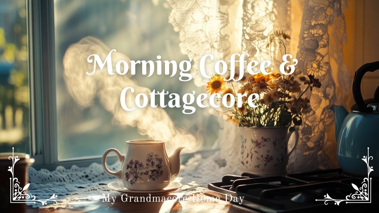 Morning Coffee & Cottagecore: My Grandmacore Home Day - YouTube