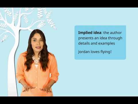 Understanding Explicit and Implied Ideas - YouTube