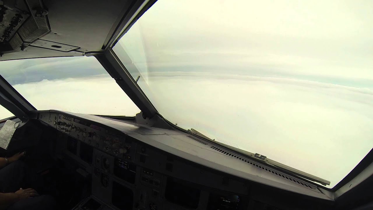 A320 Off-Set VOR Approach - Katowice Airport, Poland. Cockpit View ...