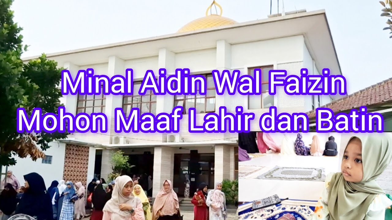 SELAMAT HARI RAYA IDUL FITRI 1 SYAWAL 1446 HIJRIAH. MINAL AIDIN WAL ...