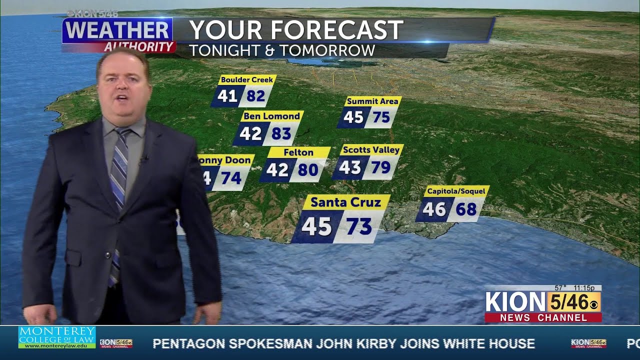 Weather forecast with Dann Cianca 5 21 22 - YouTube