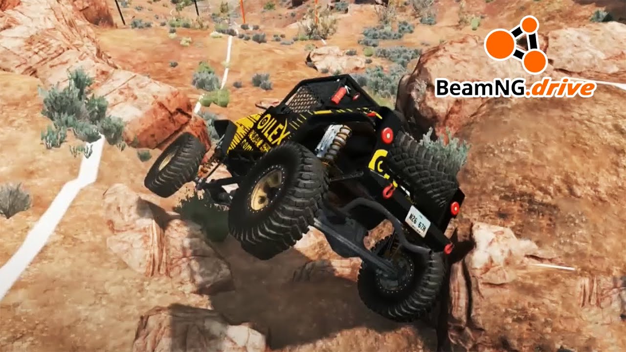 Simulator | 9 Failed Trials Going Down and Up hill | BeamNG | Review # ...