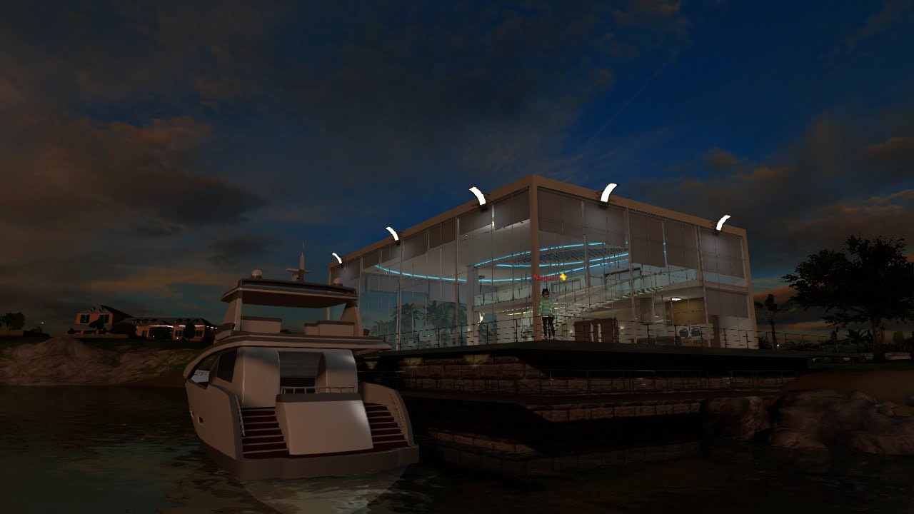 Luxury Glass House Personal Space | PlayStation Home 1.86 Offline ...