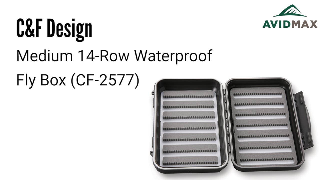 C&F Design Medium 14-Row Waterproof Fly Box (CF-2577) Review | AvidMax ...