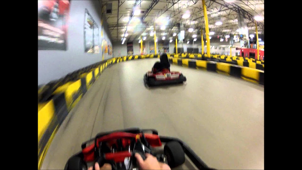 Pole position indoor electric kart racing - YouTube